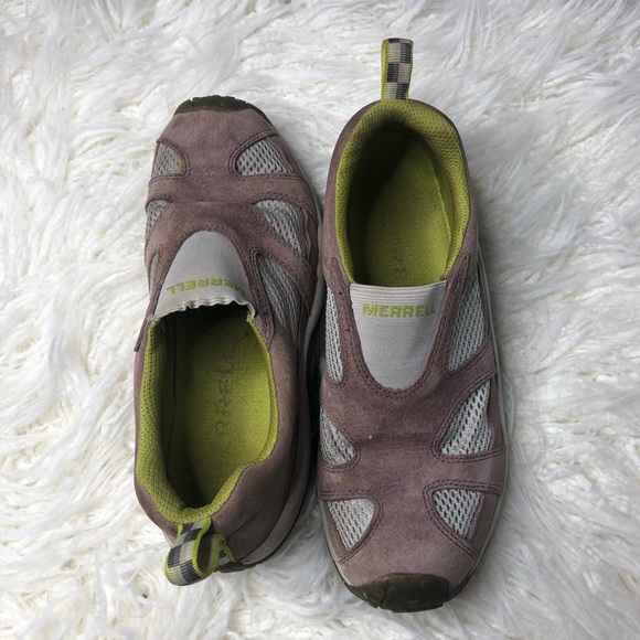 Merrell | Shoes | Rare Find Merrell Jungle Moc In Pale Pinkgreen Sz 95 ...